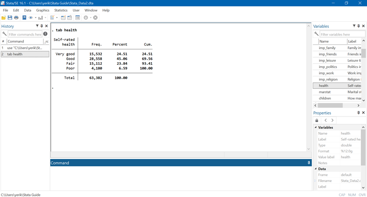Dataset – A GUIDE TO APPLIED STATISTICS WITH STATA